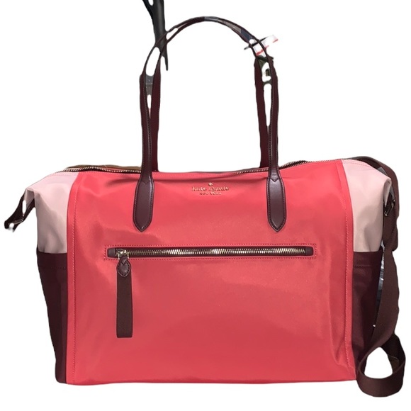 kate spade | Bags | Kate Spade Chelsea Tricolor Colorblock Nylon ...